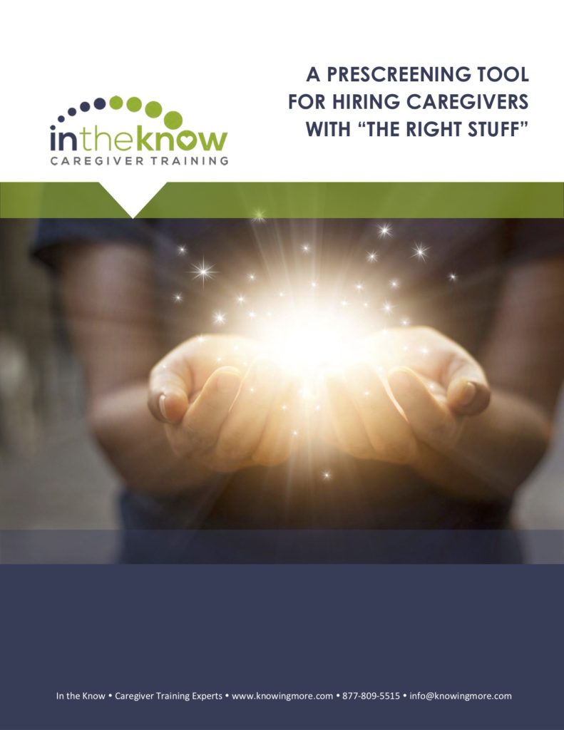 Reports & Webinars Test - In The Know Caregiver Training