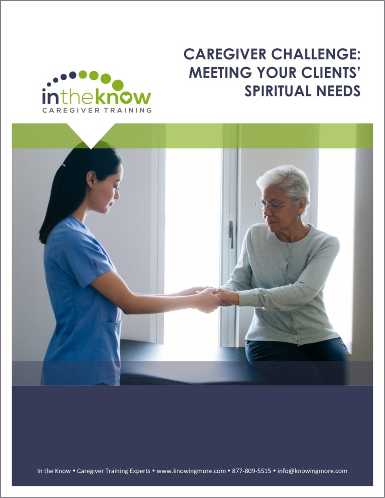 Reports & Webinars Test - In The Know Caregiver Training